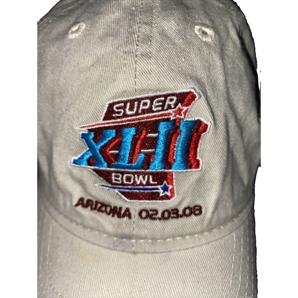 NFL | Accessories | Vintage Super Bowl Xlii Hat Cap Youth Tan ...